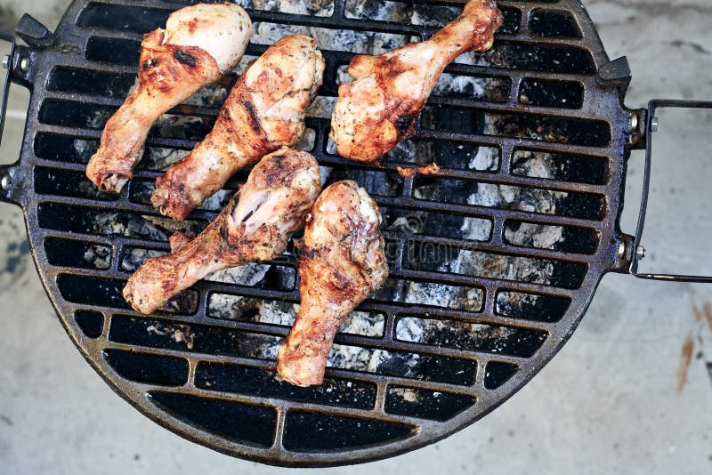 Grilled chicken Legs stock image. Image of drumstick - 170004417