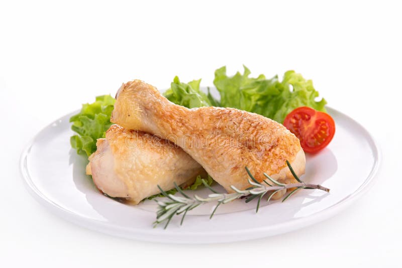 Grilled chicken legs stock image. Image of rosemary, vegetable - 39491653