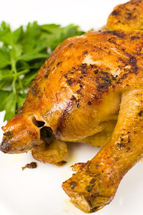 Grilled chicken, macro stock photo. Image of grilled - 16461972