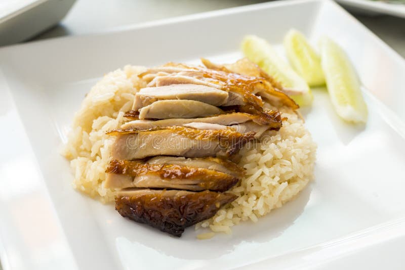 Grilled chicken over rice stock image. Image of nutrition - 54851127