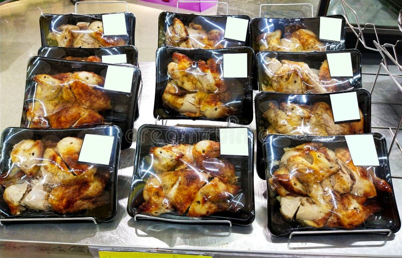 Grilled Chicken Pack for Sale Stock Image - Image of food, animal ...