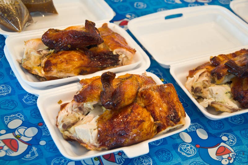 Grilled chicken slices stock photo. Image of restaurant - 38965740