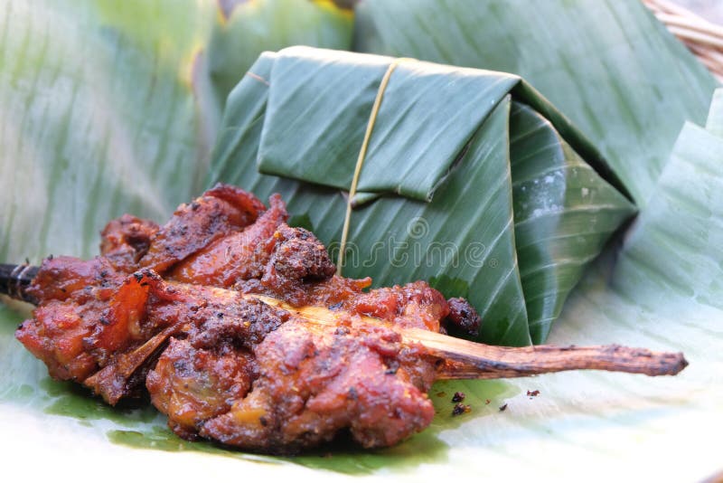 Grilled Chicken and Sticky Rice Stock Image - Image of plate, healthy ...