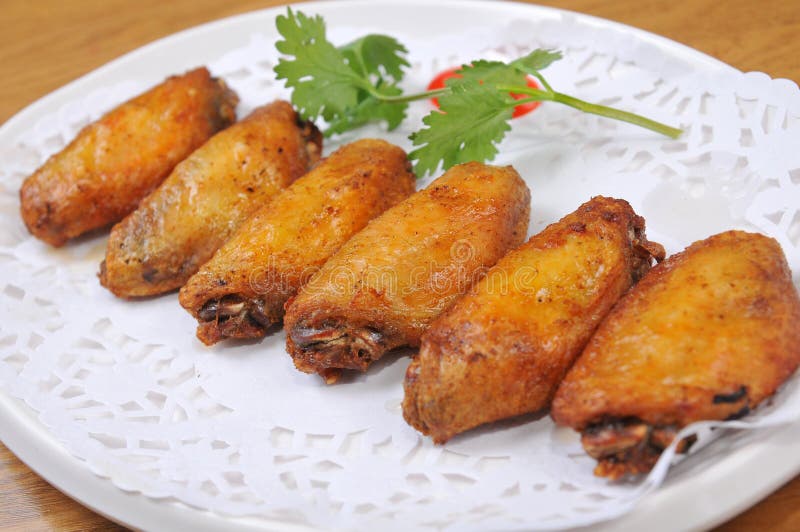 Grilled chicken wings stock image. Image of crisp, crunchy - 34459789