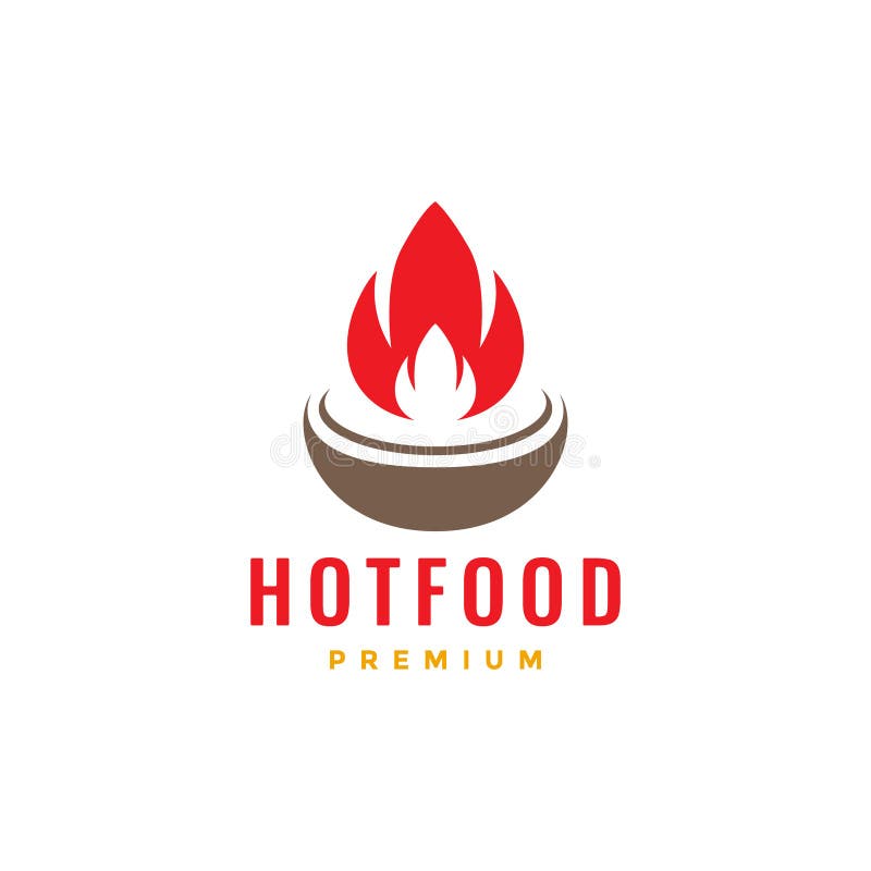 Grilled Cooking Fire Flame Beef Logo Design Vector Stock Vector ...
