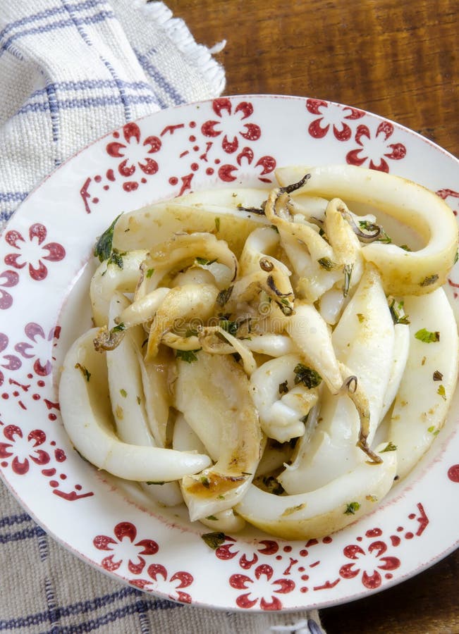 Grilled cuttlefish stock image. Image of cool, mollusk - 59133143