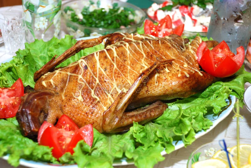Grilled duck stock photo. Image of dietary, salad, healthy - 6718992