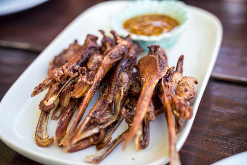Grilled Duck Beaks stock image. Image of grilled, beaks - 64439365