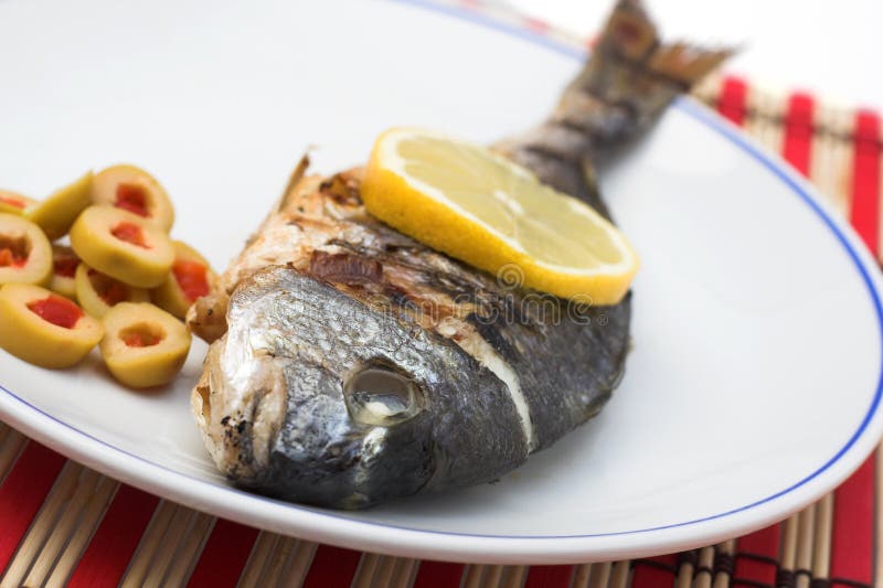 Fish dish 2 stock image. Image of healthy, tomatoes, dish - 1568317