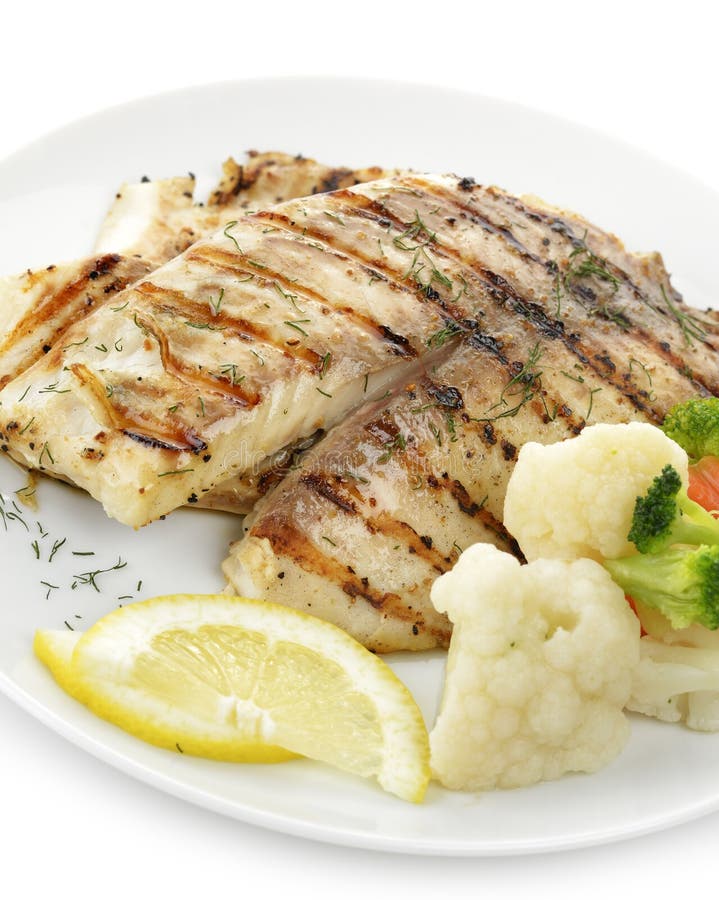 Grilled Fish Fillet stock image. Image of grilled, fish - 27254459