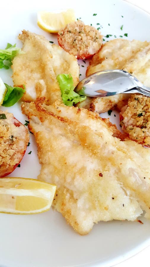 Grilled Fish Fillets with Tomatos Stock Photo - Image of cooked, bream ...