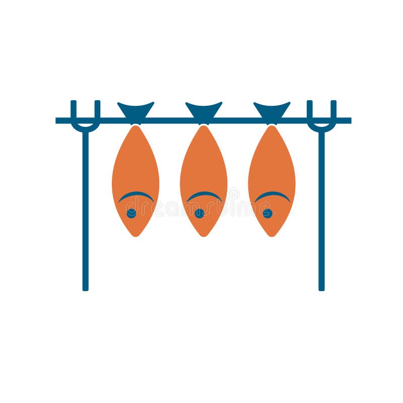 Grilled fish icon stock vector. Illustration of cooked - 114530092