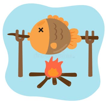 Grilled Fish Cartoon Stock Illustrations – 2,515 Grilled Fish Cartoon ...