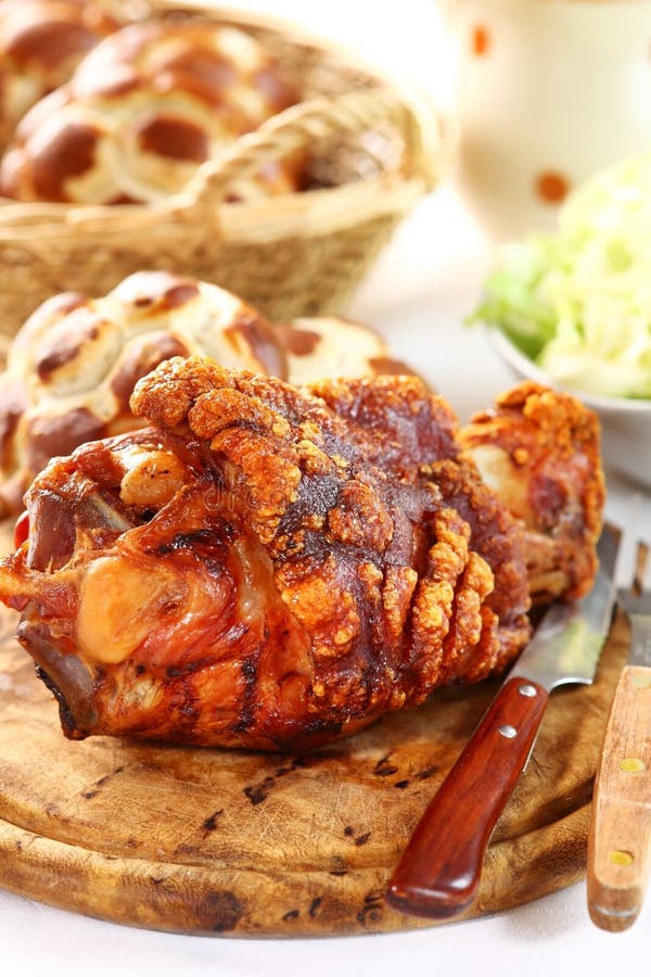 Knuckle of pork stock photo. Image of nutrition, roast, knuckle - 11936