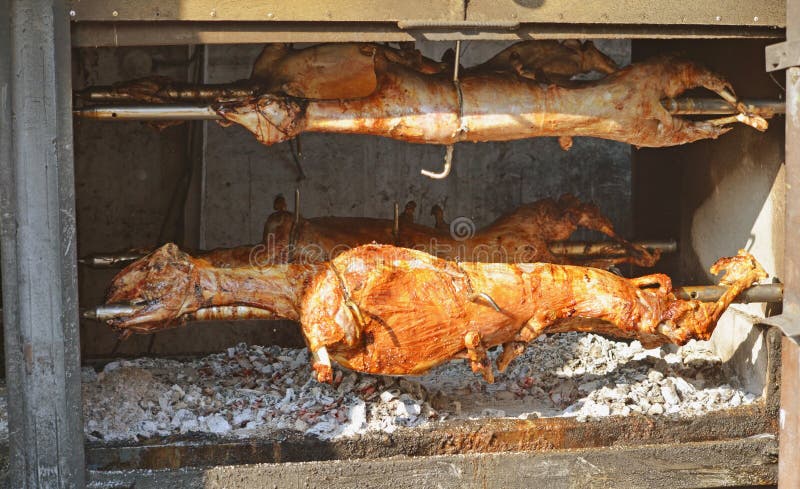 Grilled lamb. roasted lamb stock image. Image of specialty - 127193531