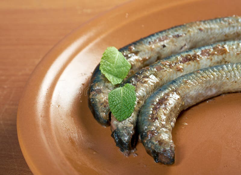 Grilled lamprey stock image. Image of grill, cooking - 28543049