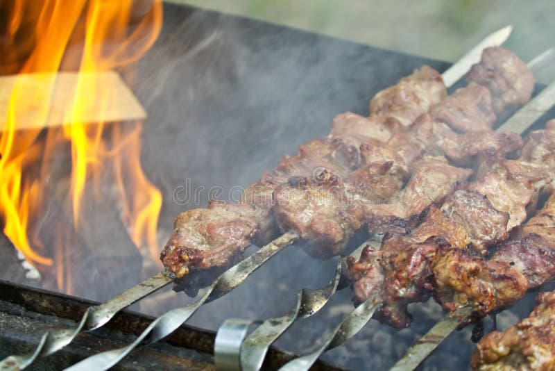 Grilled meat stock image. Image of grilled, protein, meat - 20106389