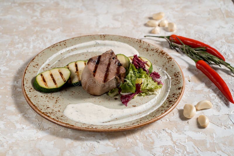 Grilled Meat. Cooked on Fire Stock Image - Image of chili, meal: 148498949