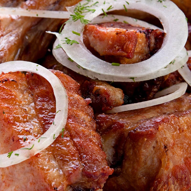 Grilled meat mix stock photo. Image of meat, white, beef - 48615926