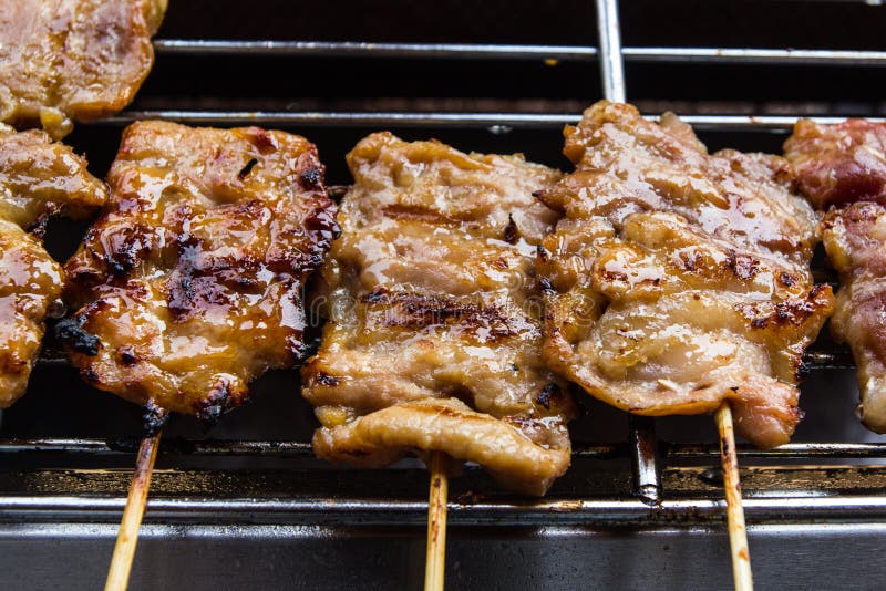 Grilled meat stock image. Image of grill, preparation - 40066499