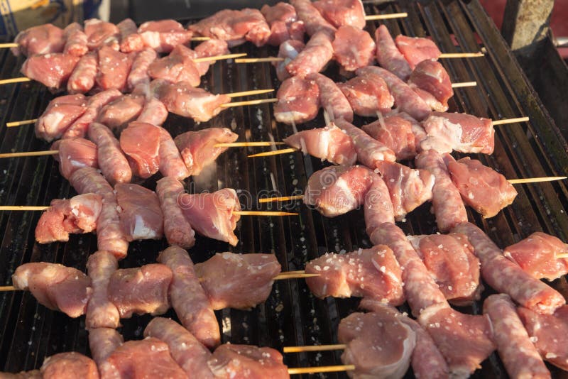 Grilled Meat Typical Italian Products Stock Image - Image of meal ...