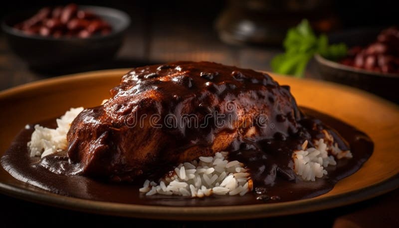 Grilled Meat and Vegetables on Rustic Plate, Ready To Eat Freshness ...