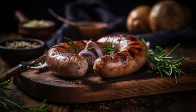 Grilled Pork, Barbecue Meal, Cooked Beef, Rustic Gourmet, Homemade ...