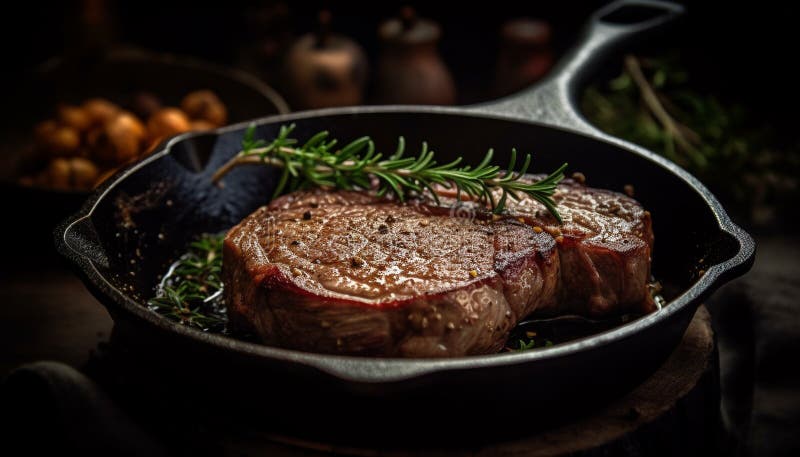 Grilled Porterhouse Steak, Cooked To Perfection Generated by AI Stock ...