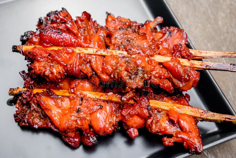 Grilled red chicken stock photo. Image of grill, cooked - 58599376