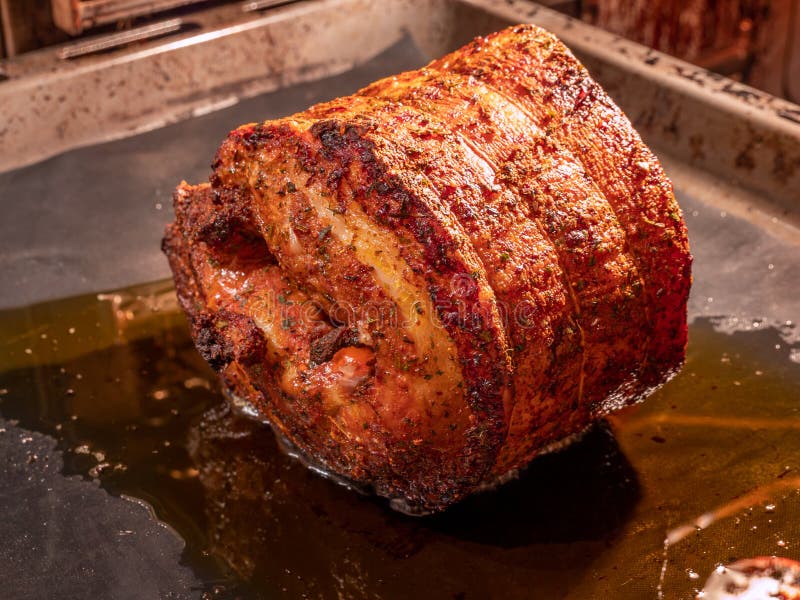 Grilled Roast from the Oven Stock Image - Image of delicious, home ...