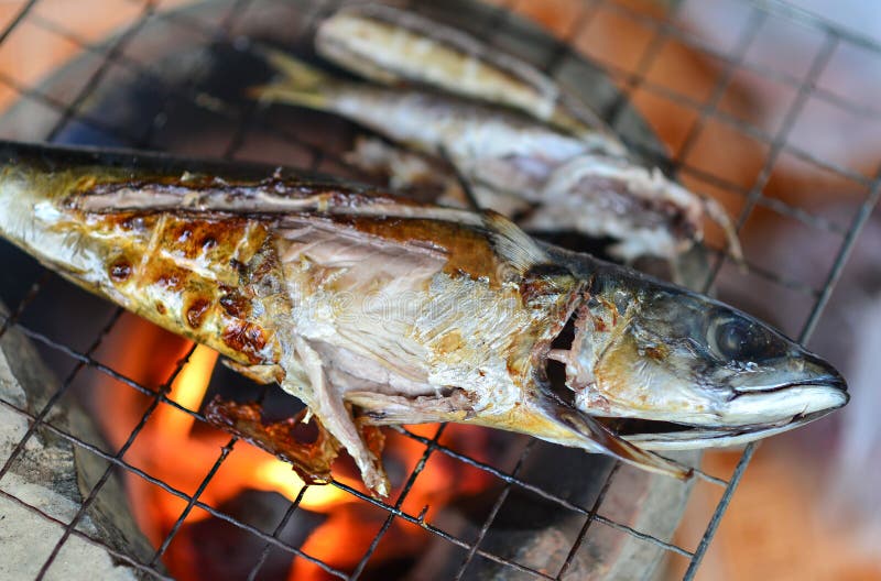 Grilled Saba stock image. Image of background, saba, food - 83463677