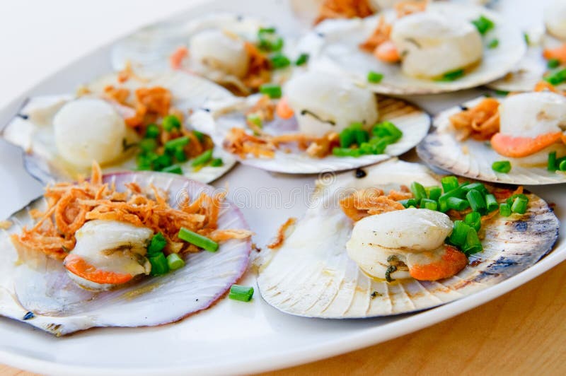 Escallops with Caviar in Special Sauce Premium Meal, Luxury Meal Unique ...