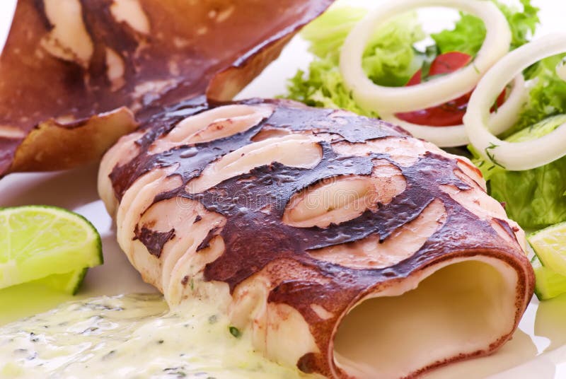 Grilled Sepia stock photo. Image of gourmet, greek, mediterranean - 9797872