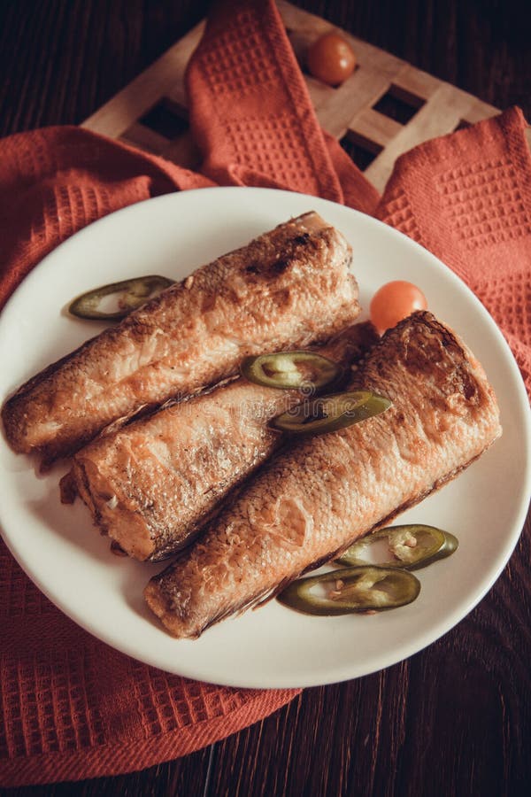 Grilled shad with tomato stock photo. Image of onion - 74059916
