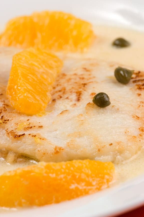 Grilled skate stock image. Image of segment, diet, garnish - 7112959