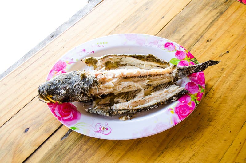 Grilled snakehead fish stock image. Image of dish, broil - 36730857