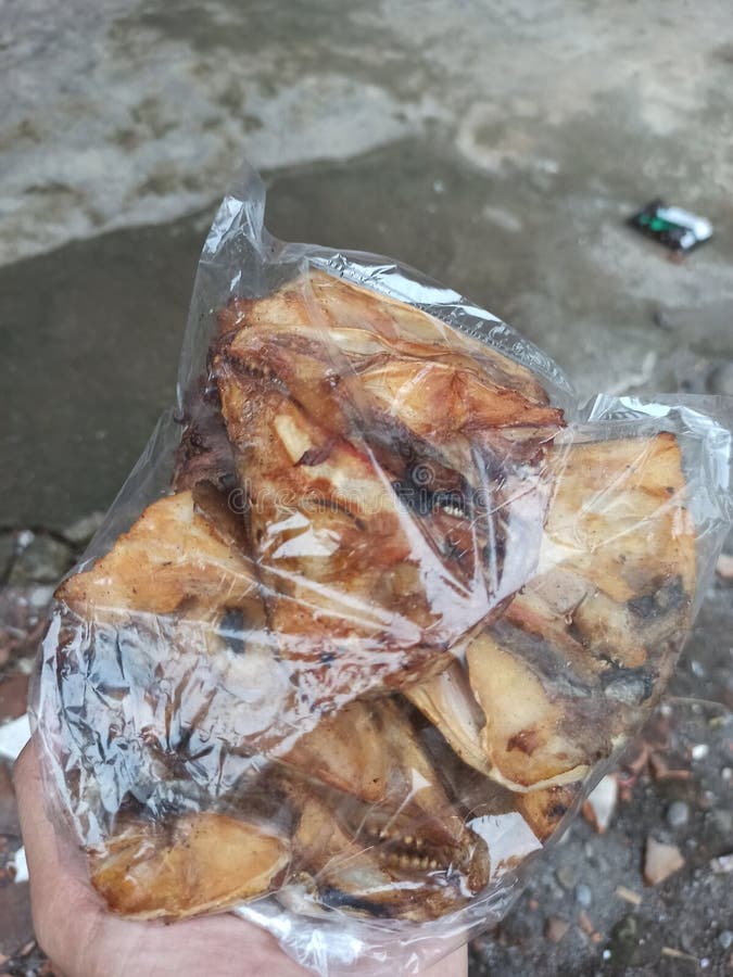 Grilled Snapper Head Fish Made by Myself, Tambaksari Village, Kendal ...