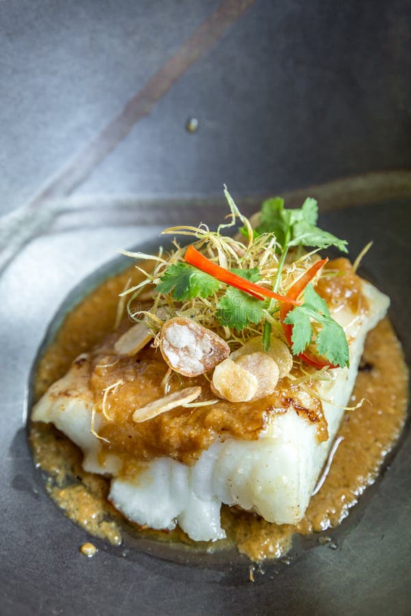 Grilled Snow Fish stock image. Image of fish, lemon, delicious - 26816683