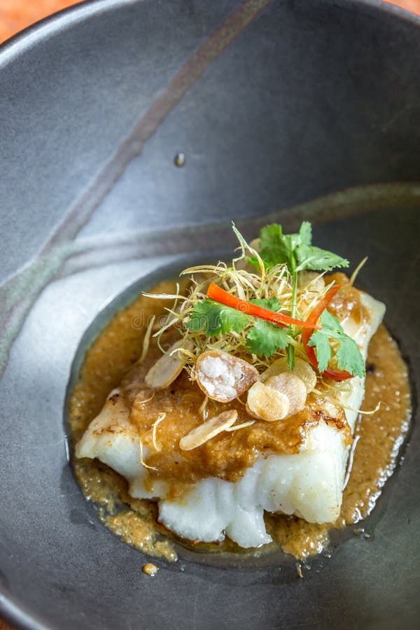 Grilled Snow Fish stock image. Image of fish, lemon, delicious - 26816683