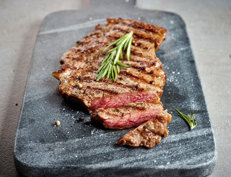 Grilled beef steak stock image. Image of beef, gourmet - 115559829