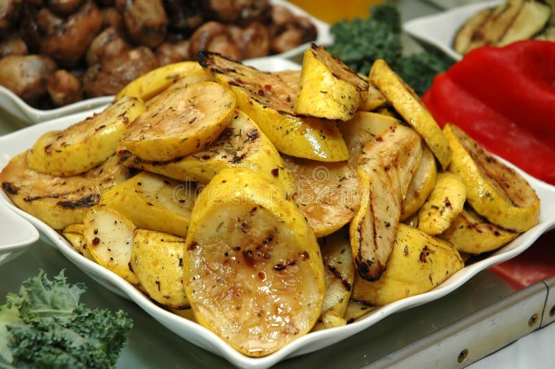 Grilled Squash stock photo. Image of slice, produce, yellow - 2997204
