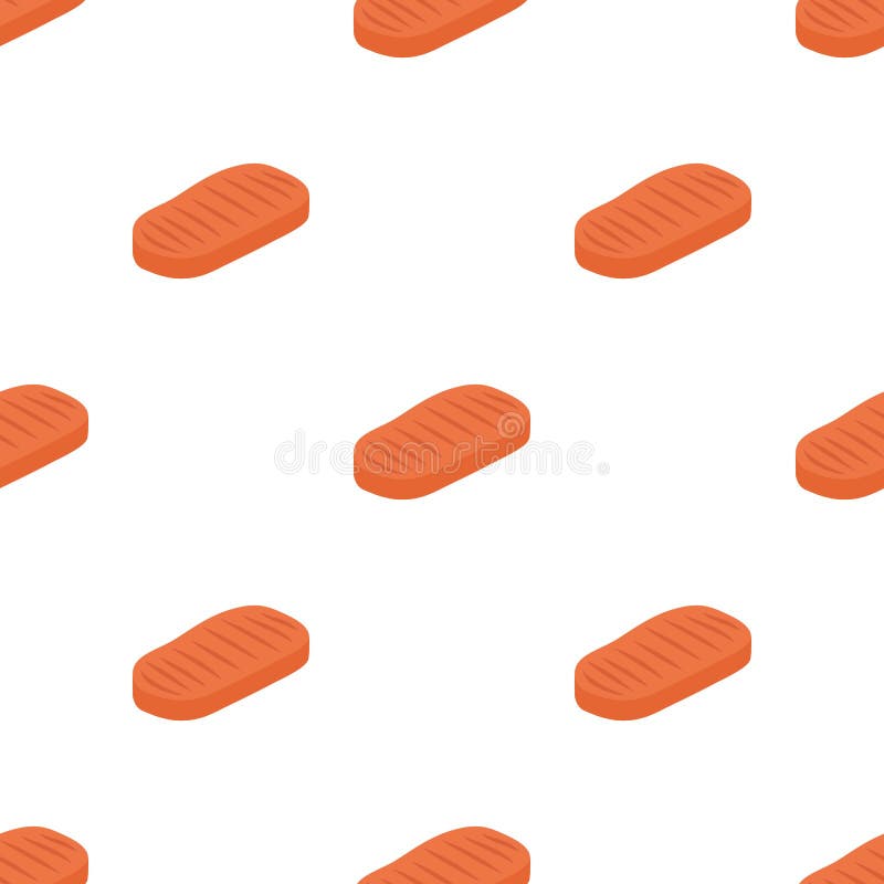 Grilled Steak Pattern Seamless Vector Stock Vector Illustration Of Beef Ingredient 232547833