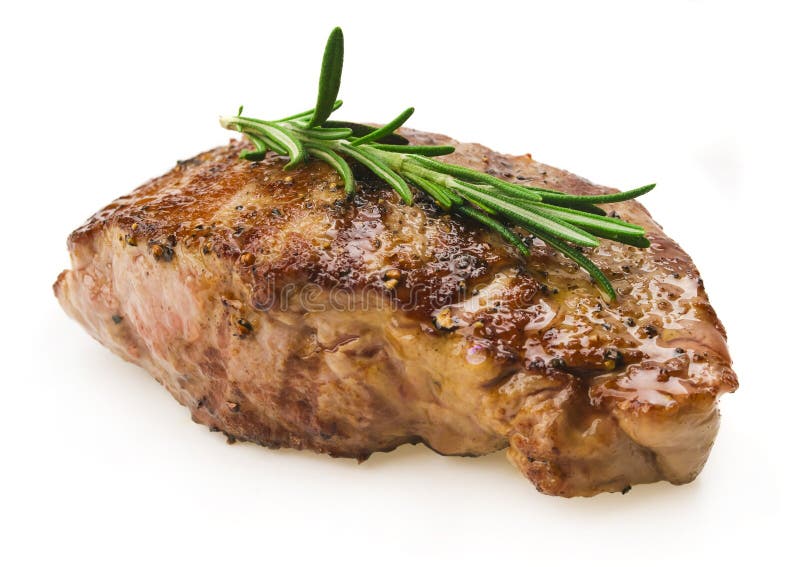 Grilled beef steak stock photo. Image of loin, background - 39855608