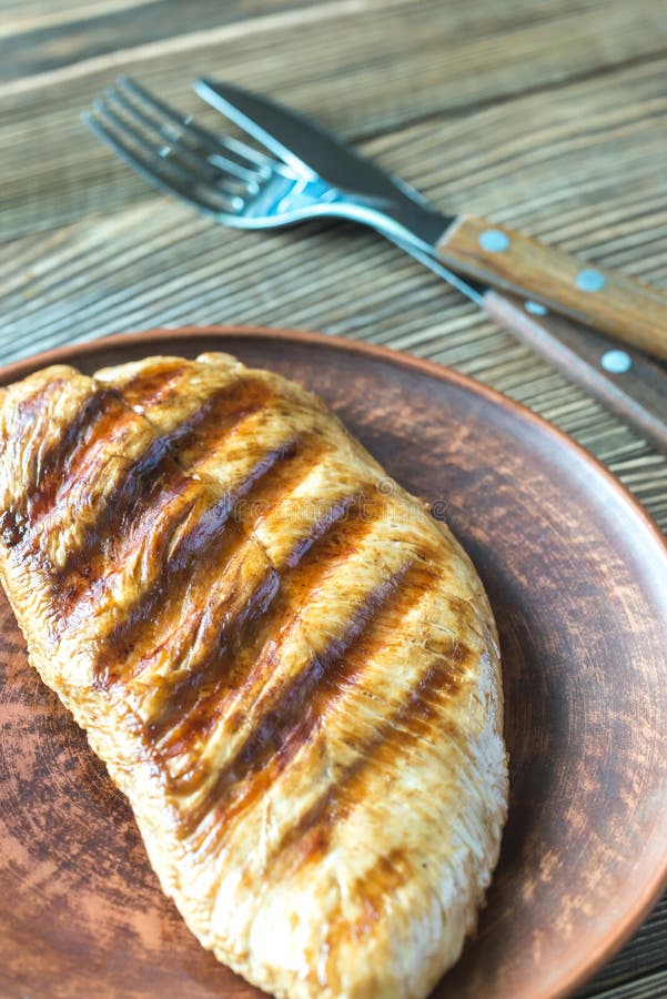 Grilled turkey breast stock image. Image of roasted, portion - 97106383