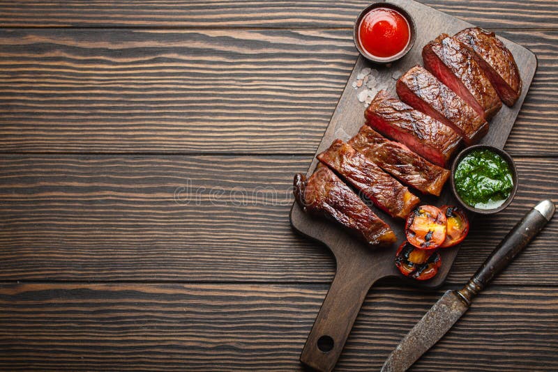 Grilled Vete? El Filete De La Carne Imagen de archivo - Imagen de ...