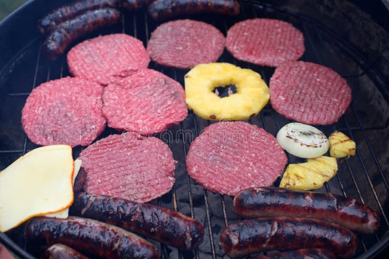 Grilling stock image. Image of greasy, cooking, charcoal - 25822801