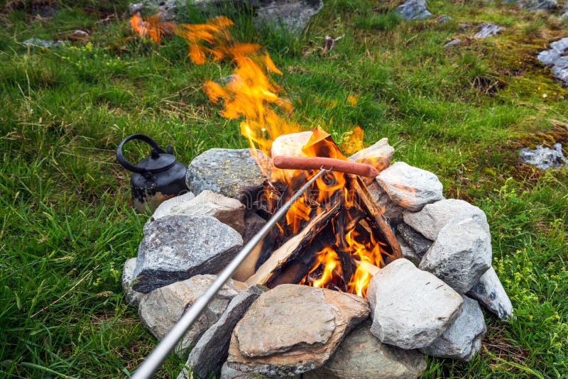 106 Roasting Hot Dog Campfire Stock Photos - Free & Royalty-Free Stock ...
