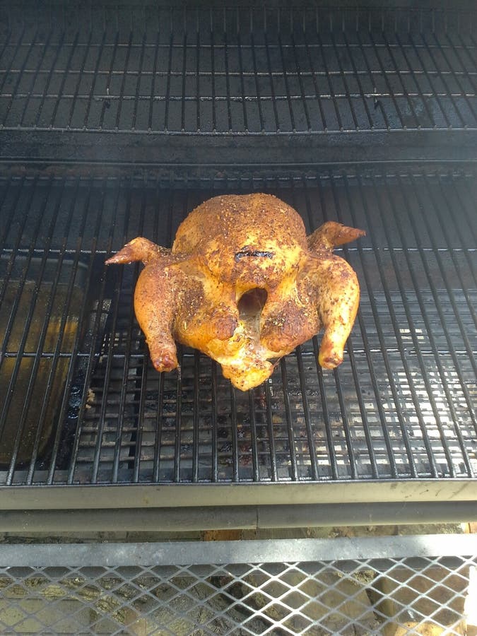 Grilling time stock photo. Image of chicken, smoker, grilling - 55470722