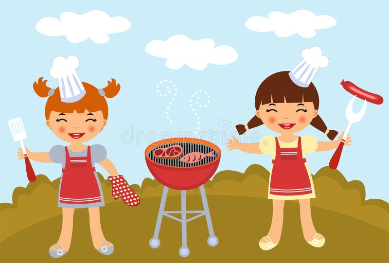 Grillparty Stock Illustrationen, Vektors, & Klipart – (5 Stock ...