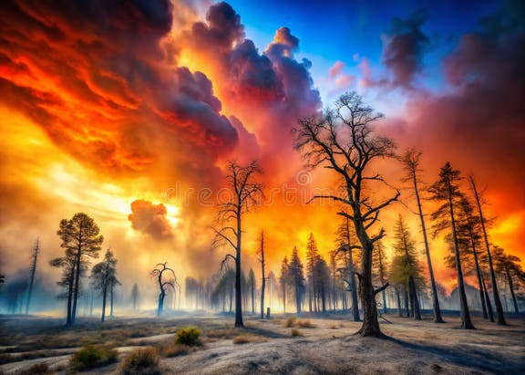 A Grim Landscape Assessing the Devastation of a Wildfires Impact on ...